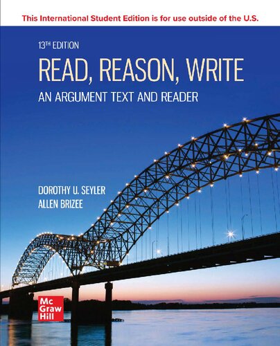PDF | Read, Reason, Write - An Argument Text and Reader (13th Edition ...