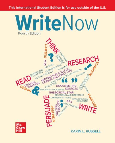 PDF | Write Now (4th Edition) by Karin L. Russell | TextbookID