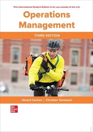 PDF | Operations Management (3rd Edition) by Gerard Cachon | TextbookID