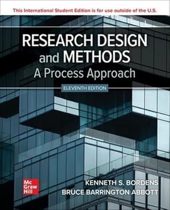 PDF | Research Design and Methods - A Process Approach (11th Edition ...