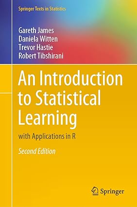 PDF | An Introduction to Statistical Learning - with Applications in R ...