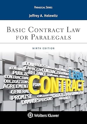 PDF | Basic Contract Law for Paralegals (9th Edition) | TextbookID