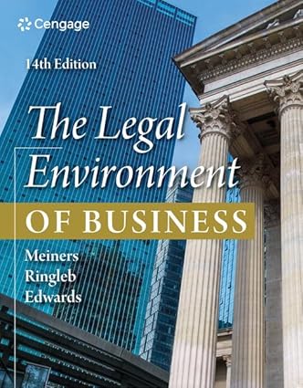 PDF | The Legal Environment of Business (14th Edition) | TextbookID